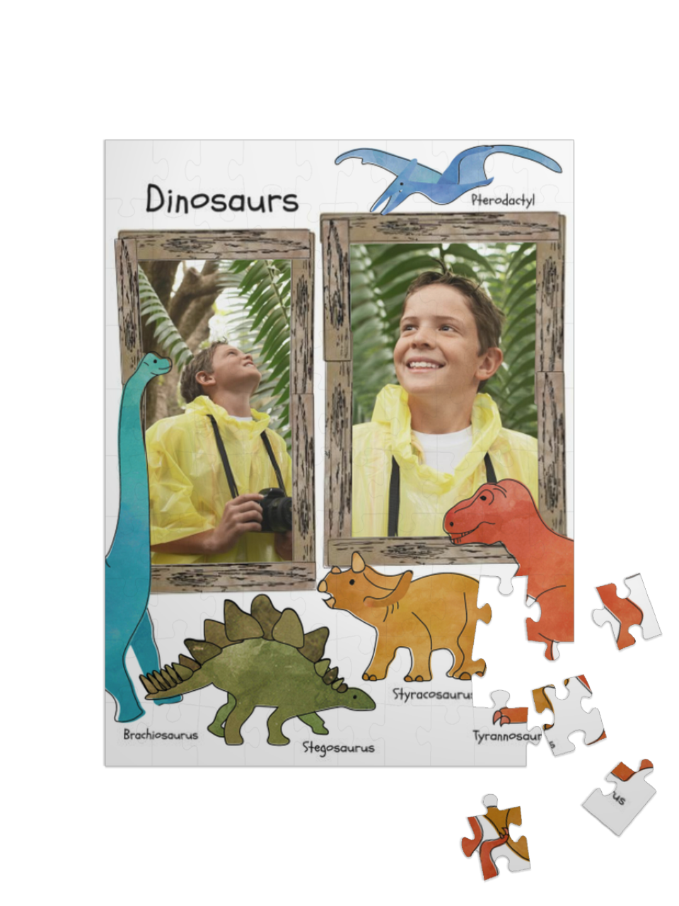 Create a Dinosaur Puzzle with your own Photos | puzzleYOU